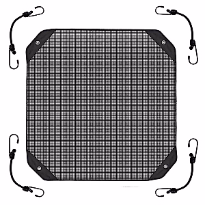 Air Conditioner Covers for Outside Units Central Ac Cover Leaf Guard Heavy Duty Mesh AC Defender for Outdoor Square Units, All Season Black (28 X 28 Inch)