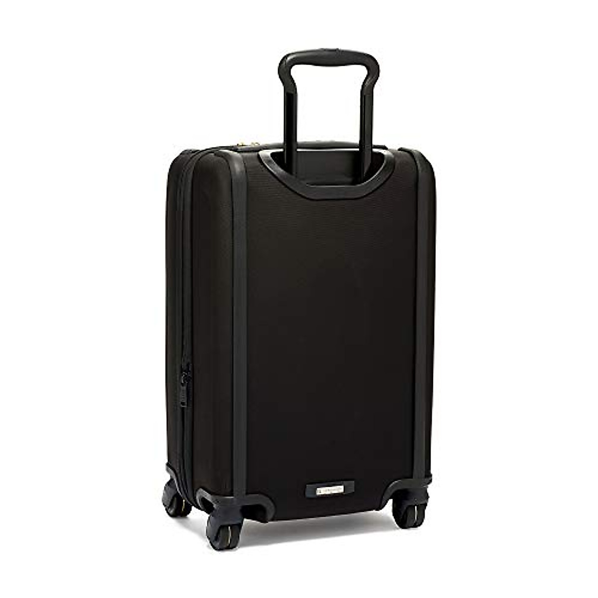 TUMI Alpha 3 International Dual Access 4-Wheeled Carry-On Luggage - With Built-In USB Port and Integrated TSA Lock - 22-Inch Rolling Suitcase for Men and Women - Black/Gold