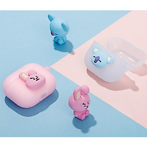 Jungkook-Cooky Official Merchandise Set [Gen 3]-One Cooky Character Jelly Case Cover Compatible with Airpod 3 +One Cooky Sticker+Photocards Included_Butter Permission to Dance Jungkook Seven