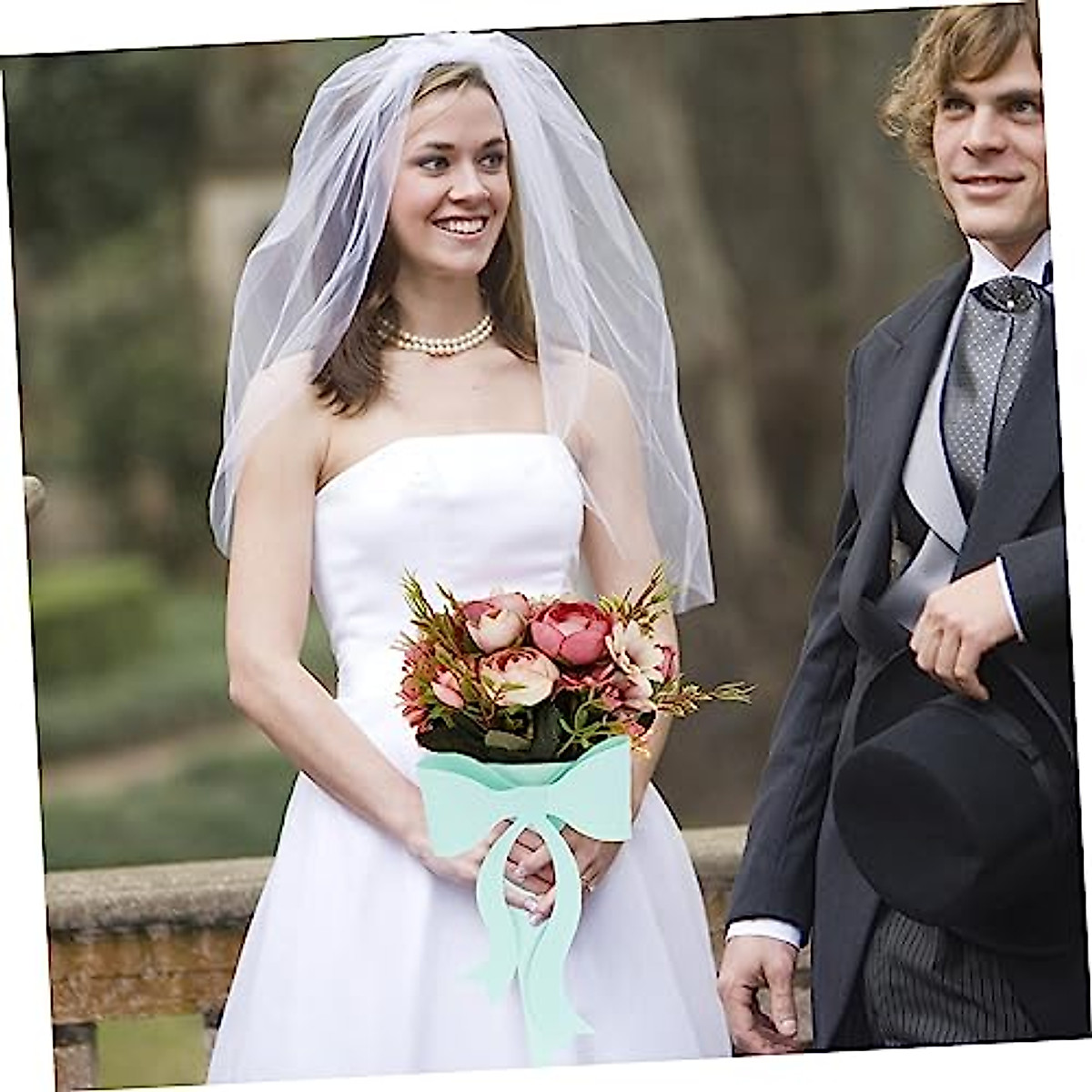 ABOOFAN 20 Sets Flower Box Folding Bowknot Wrapper for Bouquet Flower Wrapping Container Bouquet Wrapping Material Wedding Bouquet Holder Gift Packaging Material Display Box Paper Rose