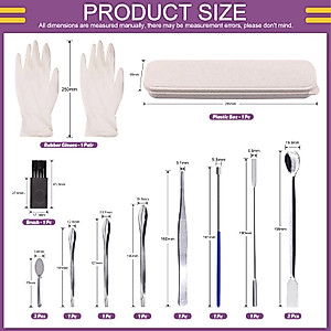 Swpeet 15Pcs Stainless Steel Capsule Filling Machine Kits for #000 00 0 1 2 3 Pill Filler, Micro Lab Scoop Spoon Lab Spatulas Lab Scoop Filling Tray Powder Tamper Tool Pill Filler Tamper Tool Spoon