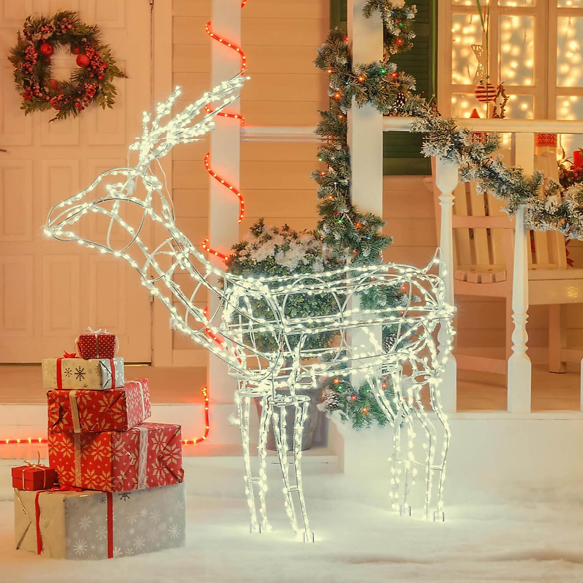 6 Inches Garden Stakes Metal Landscape Staples 16 Packs 11 Gauge Stakes Galvanized Steel Lawn Stakes Yard Staples Securing Pegs for Weed Barrier Fabric Ground Cover Holding Fence and Artificial Turf