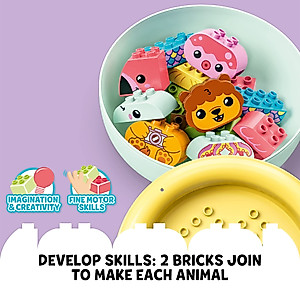 LEGO DUPLO Bath Time Fun: Floating Animal Island 10966 Bath Toy for Babies and Toddlers 1.5 Plus Years Old, Baby Bathtub Water Toys, Easy to Clean