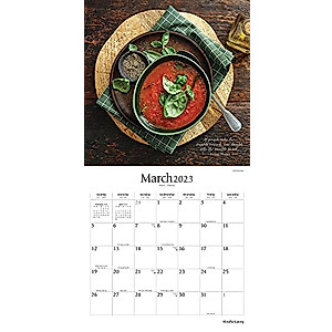 Mindful Eating | 2023 12 x 24 Inch Monthly Square Wall Calendar | Brush Dance | Images Photography Kitchen Food