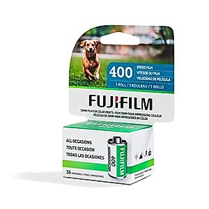 Fujifilm Fujicolor 400 Color Negative Film, 35mm, 36 Exposures (Single Roll)