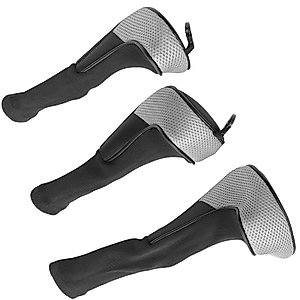 BESPORTBLE 3pcs Golf Club Cover Putter Cover Golfing Rod Head Cover Head Wraps for Men Golfing Equipment Golf Head Covers Golfing Club Covers Golfs Accessory Dome Cover Mesh Net