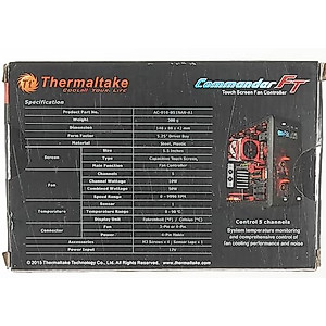 Thermaltake Commander FT Touch Screen 5 Channel Single 5.25" Bay Cooling Fan Controller AC-010-B51NAN-A1