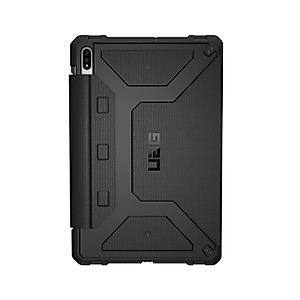 URBAN ARMOR GEAR UAG Designed for Samsung Galaxy Tab S7 Case, 11-inch, Metropolis Folio Slim Heavy-Duty Tough Multi-Viewing Angles Stand Military Drop Tested Rugged Protective Cover, Black