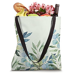 Eucalyptus Leaves Green Plant Florals Botany Foliage Tote Bag