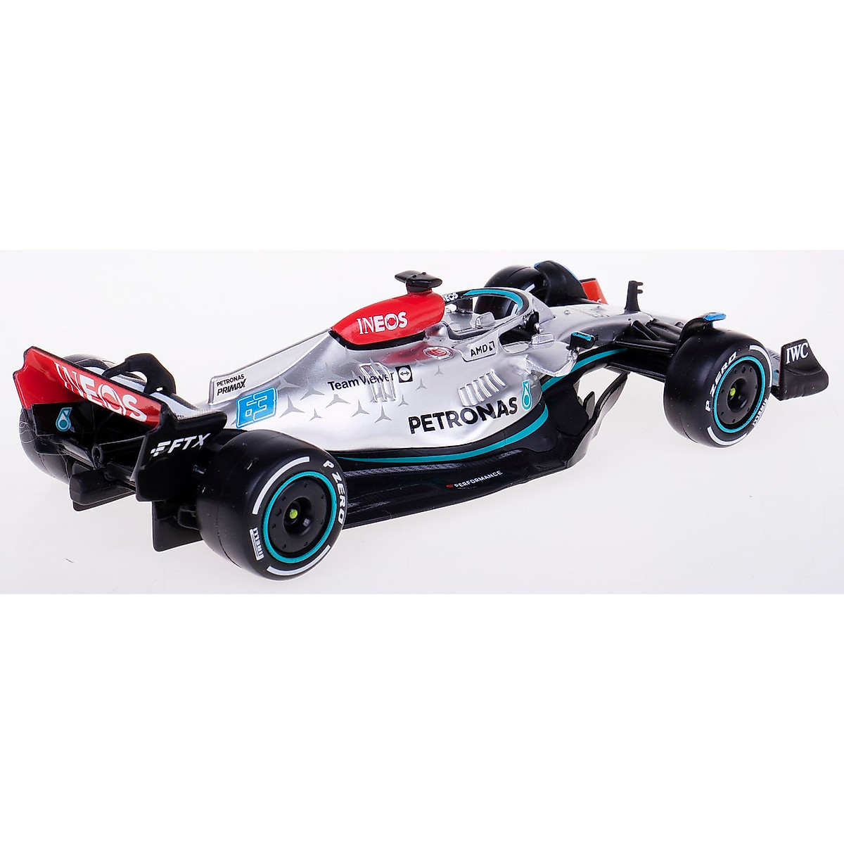 AMG F1 W13 E Performance #63 George Russell F1 Formula One World Championship (2022) 1/43 Diecast Model Car by Bburago 38065GR