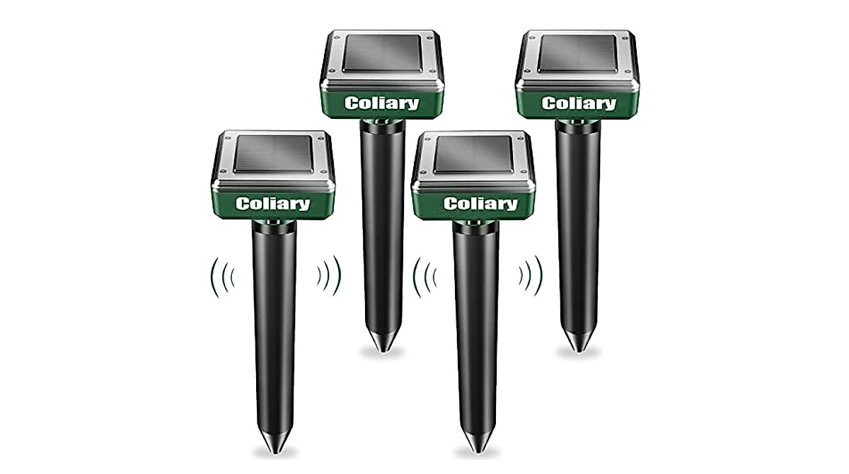 Keep Moles Out! Solar Sonic Spikes for Gopher & Vole Control