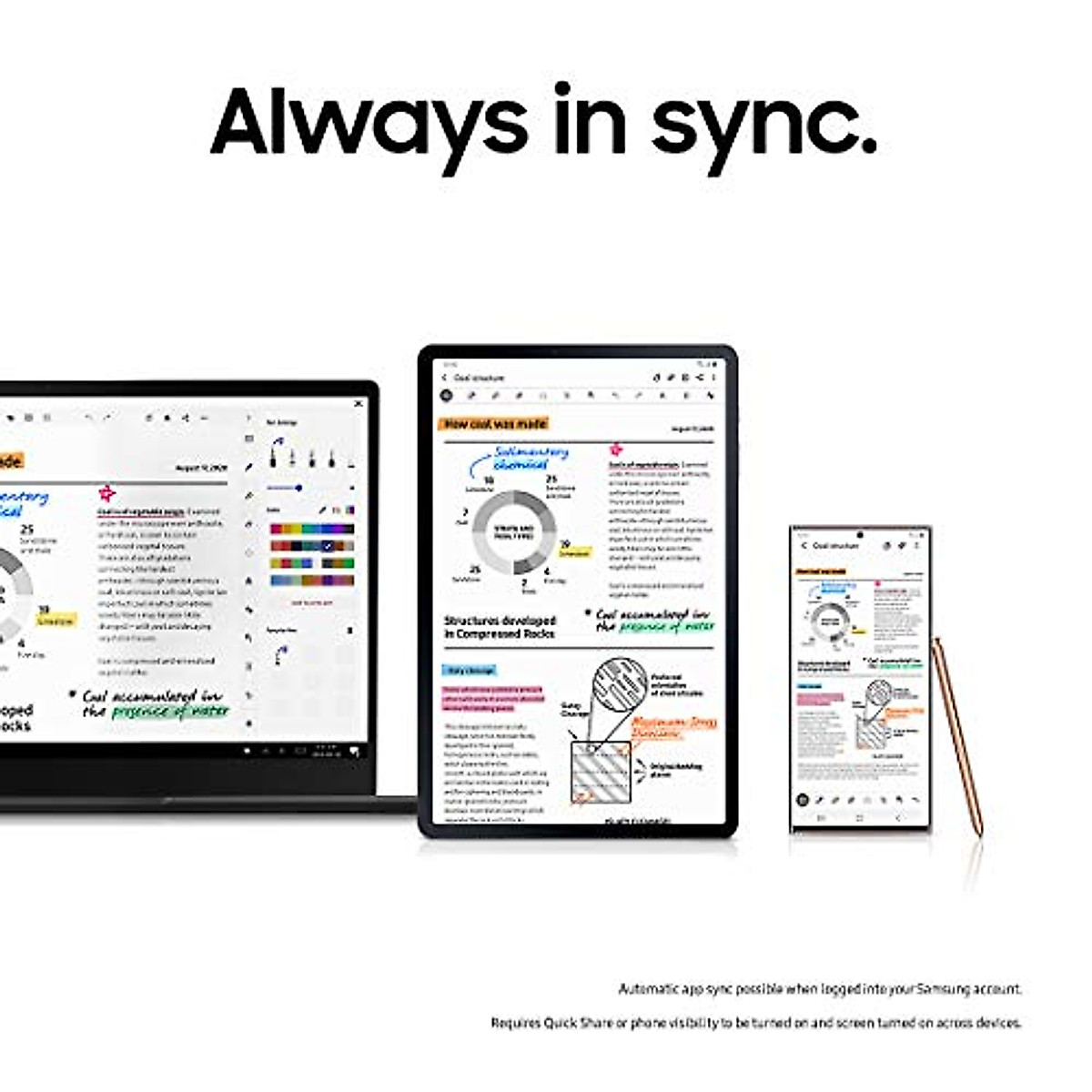 SAMSUNG Galaxy Tab S7 11-inch Android Tablet 128GB Wi-Fi Bluetooth S Pen Fast Charging USB-C Port, Mystic Black