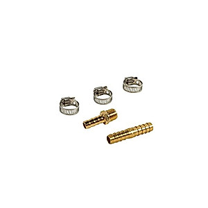 Metabo HPT Air Hose Repair Kit, Brass Splicers, Steel Clamps, 3/8" (115163M)