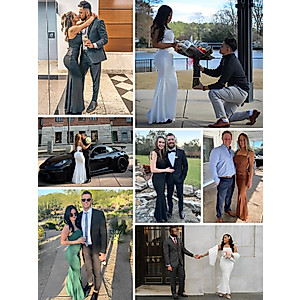 EYNMIN Women's Sleeveless Bodycon Corset Maxi Dress Spaghetti Strap Ruched Elegant Evening Wedding Guest Long Formal Dresses Black S