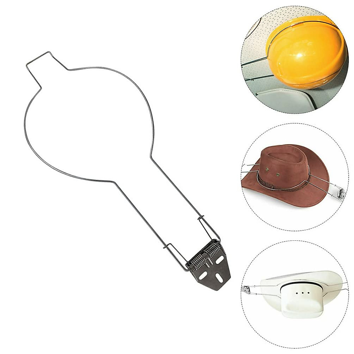 VOSAREA 2pcs Car Mounted Hat Racks Hat Holder Auto Car Hat Hanging Rack Holder Hat Organizer Stand for Truck Car Accessories