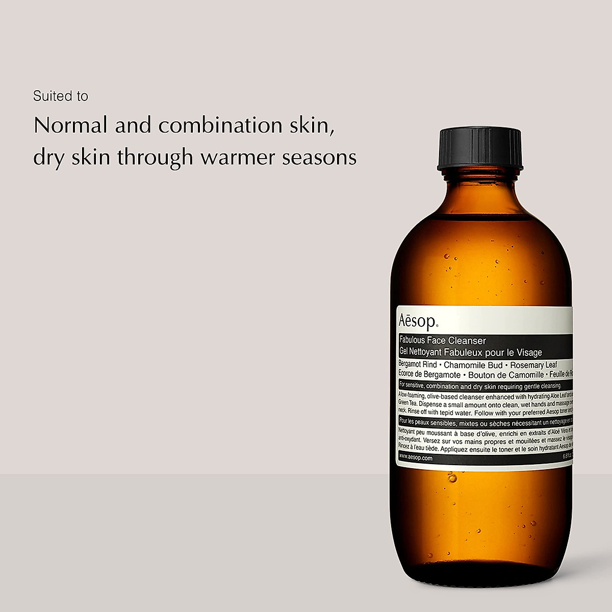 Aesop Fabulous Face Cleanser | 200mL | Paraben, Cruelty-free & Vegan
