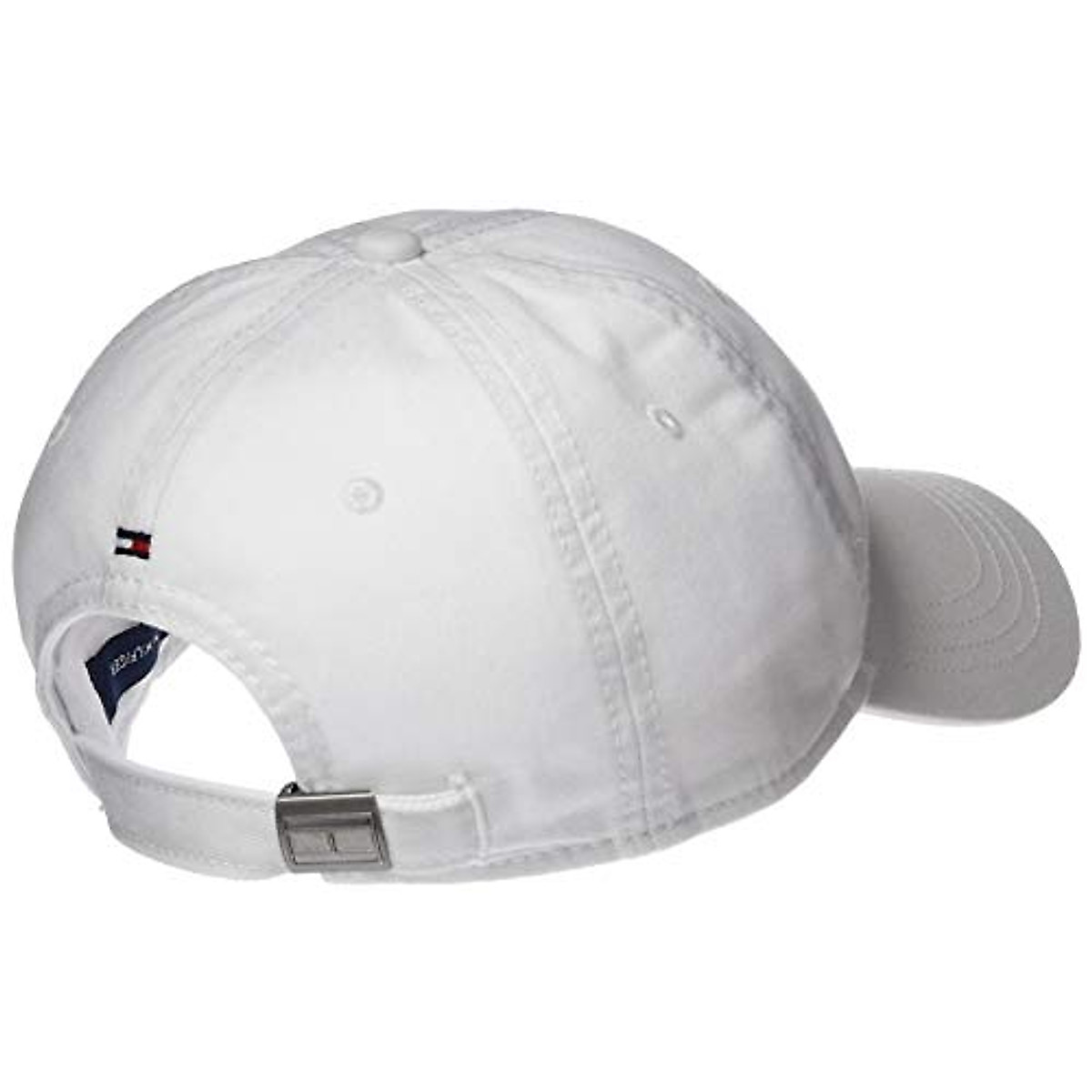 Tommy Hilfiger Men's Tommy Adjustable Baseball Cap, White, OS