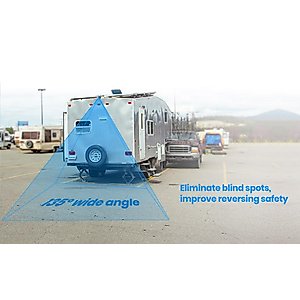AUTO-VOX RV Backup Camera Wireless with 7" HD Split Screen Monitor, Infrared Night Vision Camera System high-Speed Observation, Hitch Trailer Backup Camera of Trailer Fifth Wheels RV Camper Truck