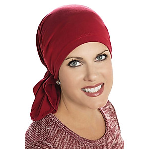 Headcovers Unlimited Slip-On Scarf - Cancer Headwear for Women (Black)