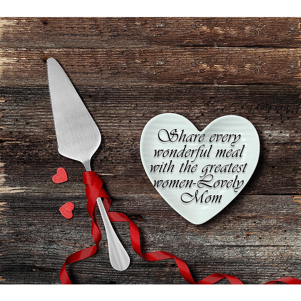 Stainless Steel Cake Server, All In One Cutter & Server Set Pie Server Wedding Cake Knife for Party and Daily Use, Pack of 5