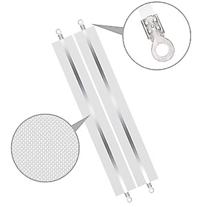 Impulse Sealer Repair Kits for LinsnField 12inch Sealer Pros, PTFE & Width of 7-mm Heat Seal Strips, Length(Including Hole) of 13.4inch, Pack of 6