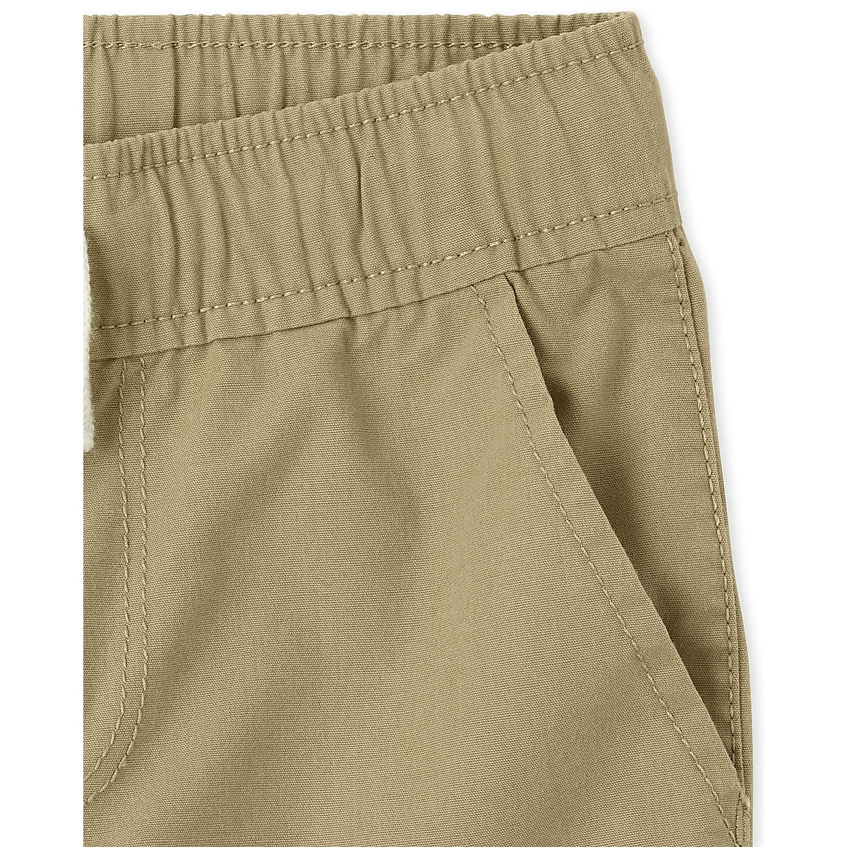 The Children's Place boys Pull On Jogger Shorts, FLAX, 7