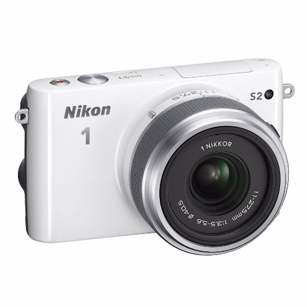 Nikon 1 S2 Digital Camera with 1 NIKKOR 11-27.5mm f/3.5-5.6 Lens (White)