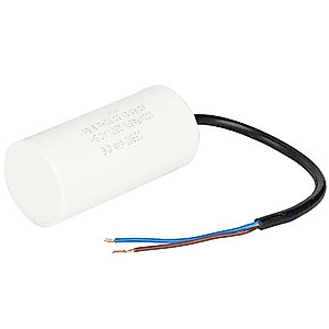 CBB60 Run Capacitor with Wire Lead 250V AC 100uF 50/60Hz Run Round Capacitors for Motor Air Compressor, Air Conditioners, Compressors and Motors - Heat Resisting, Low Leakage and Low Impedance