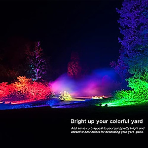 UDOOSOL Solar Spot Lights Outdoor,Compatible with Alexa,Color Changing Music Sync Solar Landscape Spotlights,Bluetooth App Control Solar Powered Wall Lights Waterproof Auto On House Tree Garden