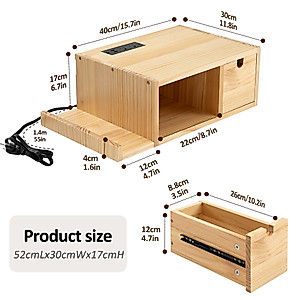 Afuly Floating Nightstand with Charging Station, Modern Night Stand with Drawer Wall Mounted Bedside End Table, Solid Wood Nightstand Side Table Shelf for Bedroom Natural Wooden Decor