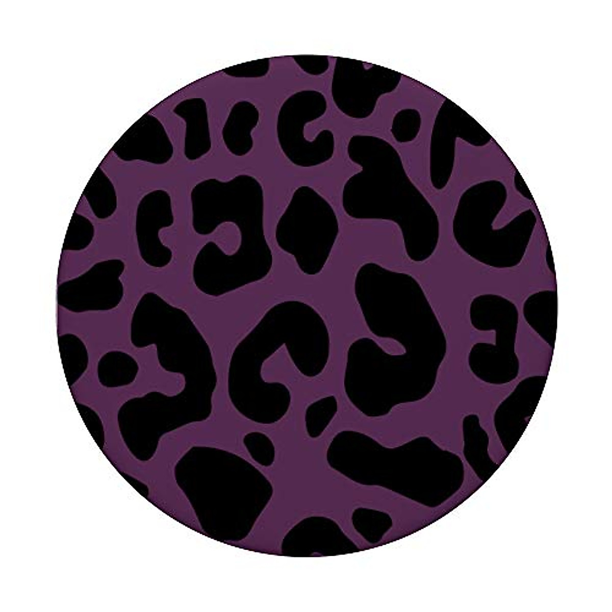 Purple Leopard Cheetah Print Animal For Women Girls Cute PopSockets PopGrip: Swappable Grip for Phones & Tablets