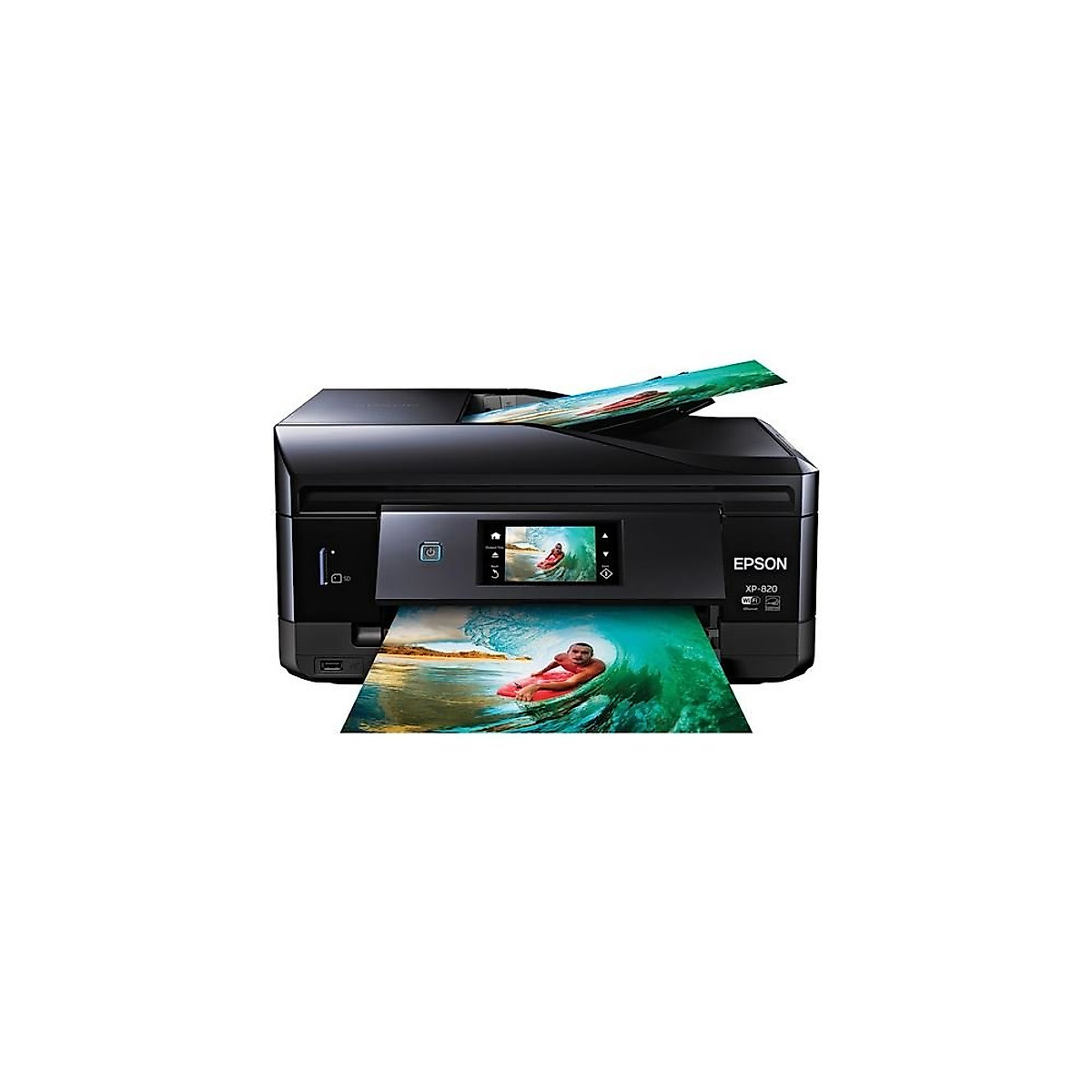 Epson Expression Premium XP-820 Wireless Color Photo Printer with Scanner, Copier and Fax