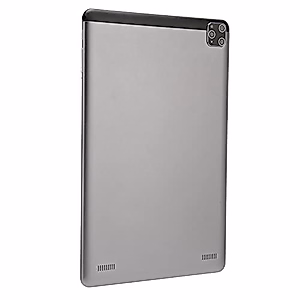 ANGGREK 10.1 Inch Tablet, Octa Core CPU, 4GB RAM 64GB ROM, Dual SIM, 5000mAh Battery, 3 Card Slot, 5G WiFi, Grey Tablet (US Plug)