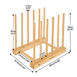 VISWIN Wooden Tabletop Art Rack - Print Rack, Art Storage Rack, Art Storage Organizer, Art Drying Rack, Drying Rack Art, Art Rack for Canvas, Artwork, Prints, Panels, Posters, Art Shows & Galleries
