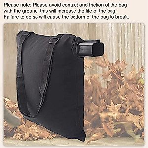 AMTHKNO Leaf Blower Bag 31118142AG for Homelite UT42120, UT42120A Electric/Vac