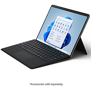 Microsoft 8PT-00017 Surface Pro 8 13" Touchscreen Intel i5-1135G7 16GB/256GB - Graphite Bundle with Elite Suite 18 Software + 1 YR CPS Enhanced Protection Pack