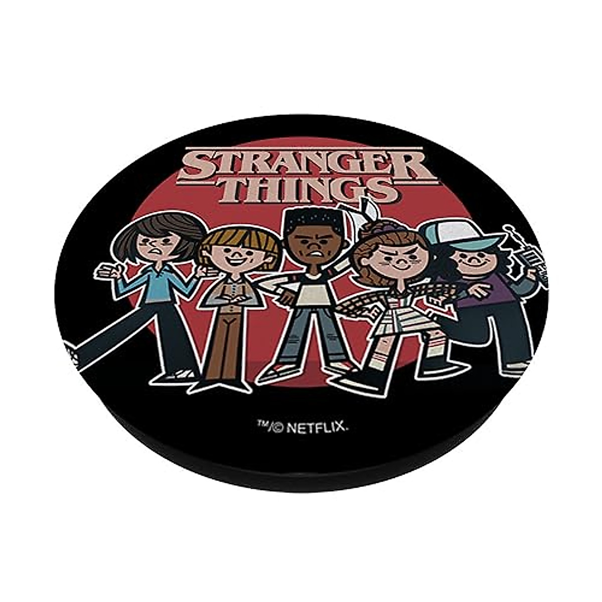 Stranger Things Group Shot Cartoons PopSockets Standard PopGrip