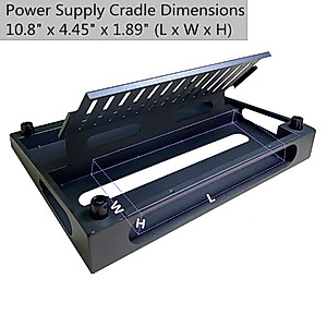 SOYAN 14" x 10.6" Guitar Pedal Board with Power Supply Cradle, Carry Bag Included (SPB-14S)
