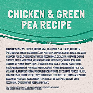 Natural Balance Limited Ingredient Adult Grain-Free Dry Cat Food, Chicken & Green Pea Recipe, 10 Pound (Pack of 1)