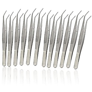 OdontoMed2011 Set of 12 EA College Cotton Dressing PLIER 6" Dental Instruments Premium Stainless Steel ODM