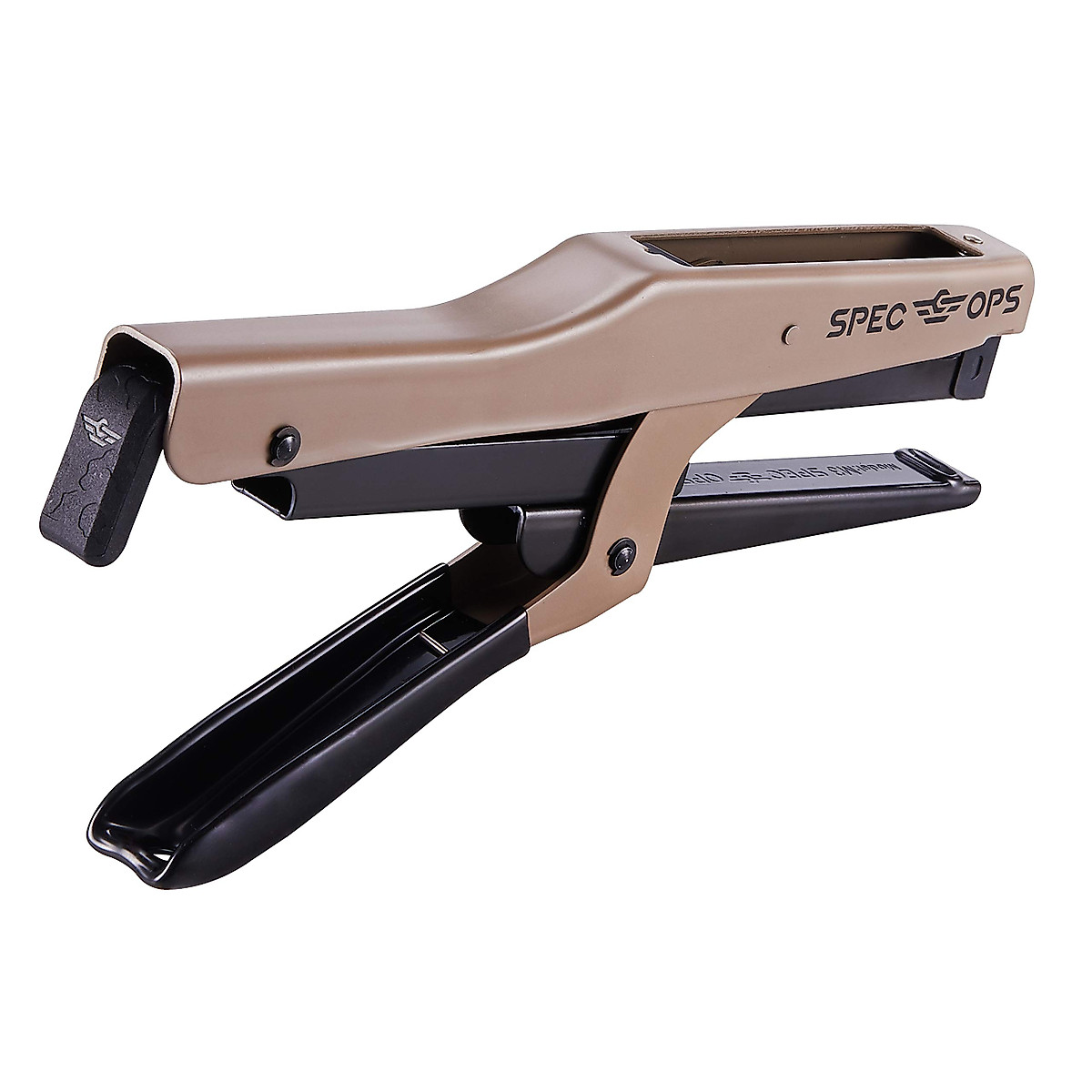 Spec Ops Tools Florist & Dry Cleaner Plier Stapler, 3/8"" Crown, 1/4"" Leg Length Staples, 3% Donated to Veterans