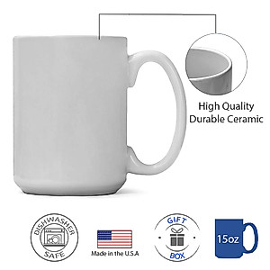 Funny Coffee Mugs Adult Humor | Large 15 oz Coffee Mug | Fuck Off! I Mean Good Morning | Funny Coffee Cups for Friends Him Her | Sarcastic Sayings Mug for Women Men | Great Gag Gift Idea For Coworker