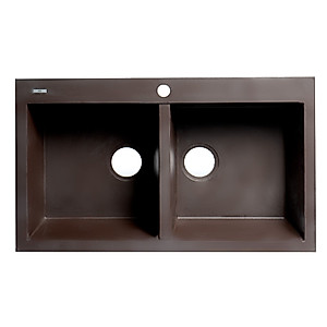 ALFI brand AB3420DI-C Kitchen Sink, Chocolate