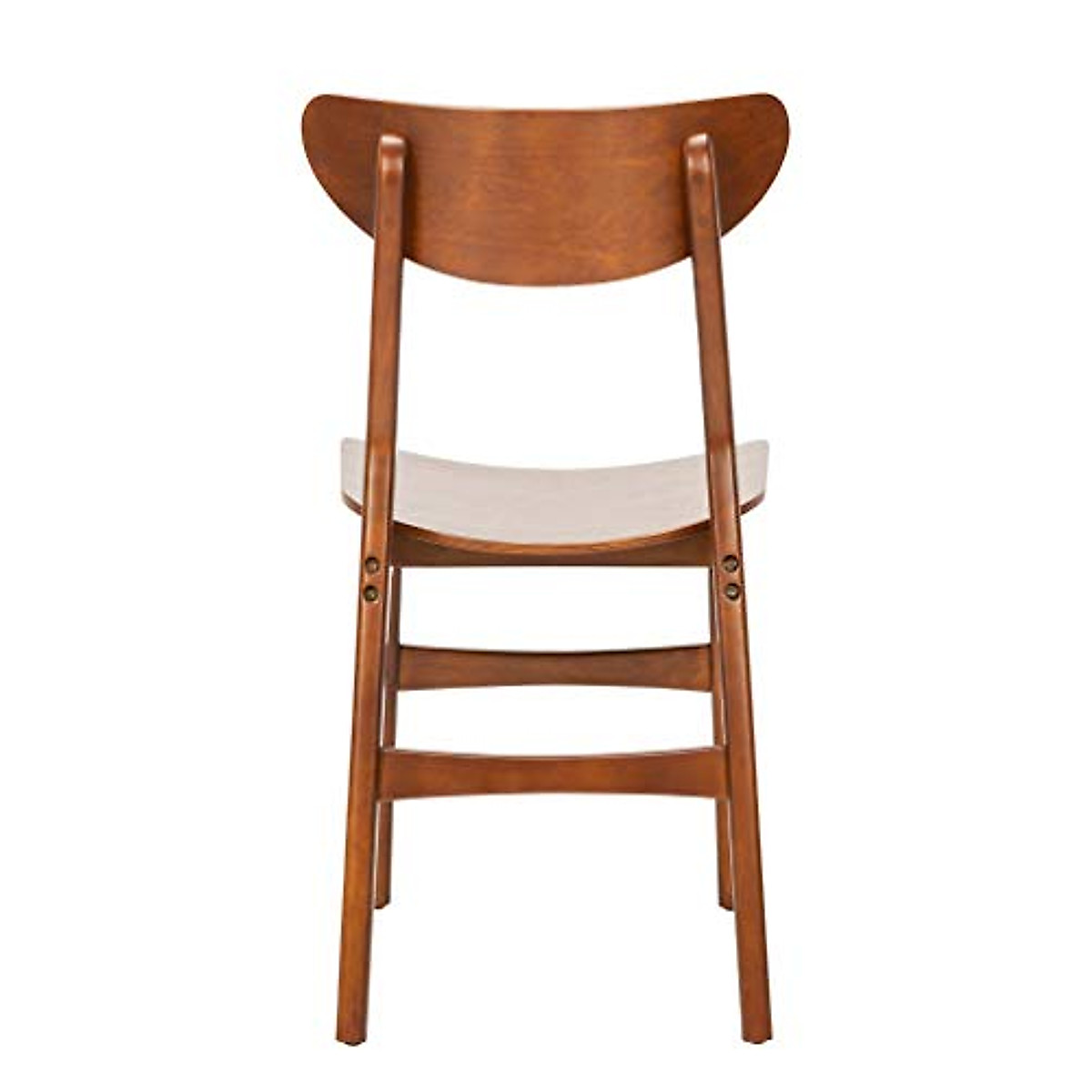 Safavieh Home Lucca Retro Walnut Dining Chair, Set of 2