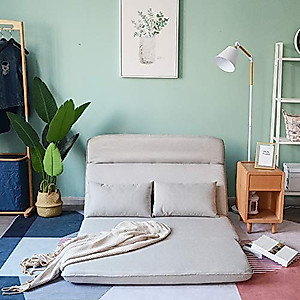 LTT Futon Sofa Bed, Sleeper Sofa, Suitable for Small Space Configuration Apartment Dormitory Floor Chair Sofa Bed Folding Lazy Sofa Floor Chair Sofa Recliner Bed