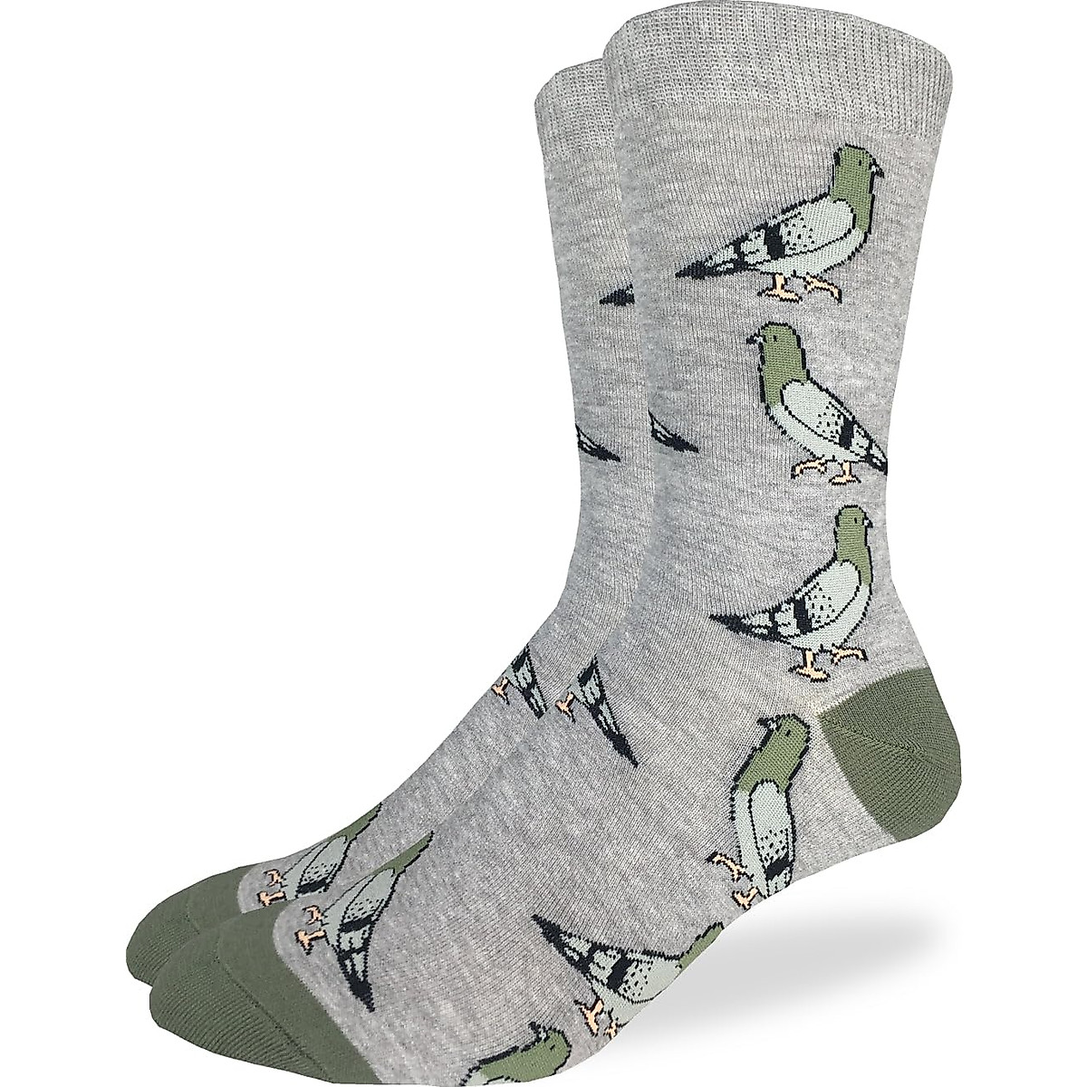 Good Luck Sock Men's Pigeon Socks, Adult, Shoe Size 7-12