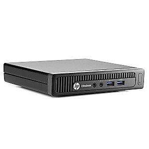 HP Mini PC 800 G1 Elitedesk Micro Desktop Computers Renewed,Intel Quad Core i5 up to 3.0GHz, 8GB Ram 256GB SSD, WiFi, VGA, Keyboarb & Mouse Included, Windows 10 Pro