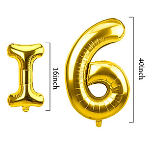 Zirtorei 60th Birthday Balloon Banner Decorations for Men Women, Gold Made in 1964 Balloon Happy 60 Birthday Sign Party Supplies, Sixty Year Old Birthday Photo Props Background Decor