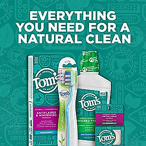 Tom's of Maine Whole Care Toothbrush, Soft, 4-Pack