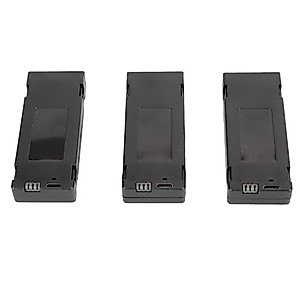 Honio Drone Rechargeable Battery, Sturdy 2600MAH 3.7V Lightweight Drone Battery with Plastic Case for E88